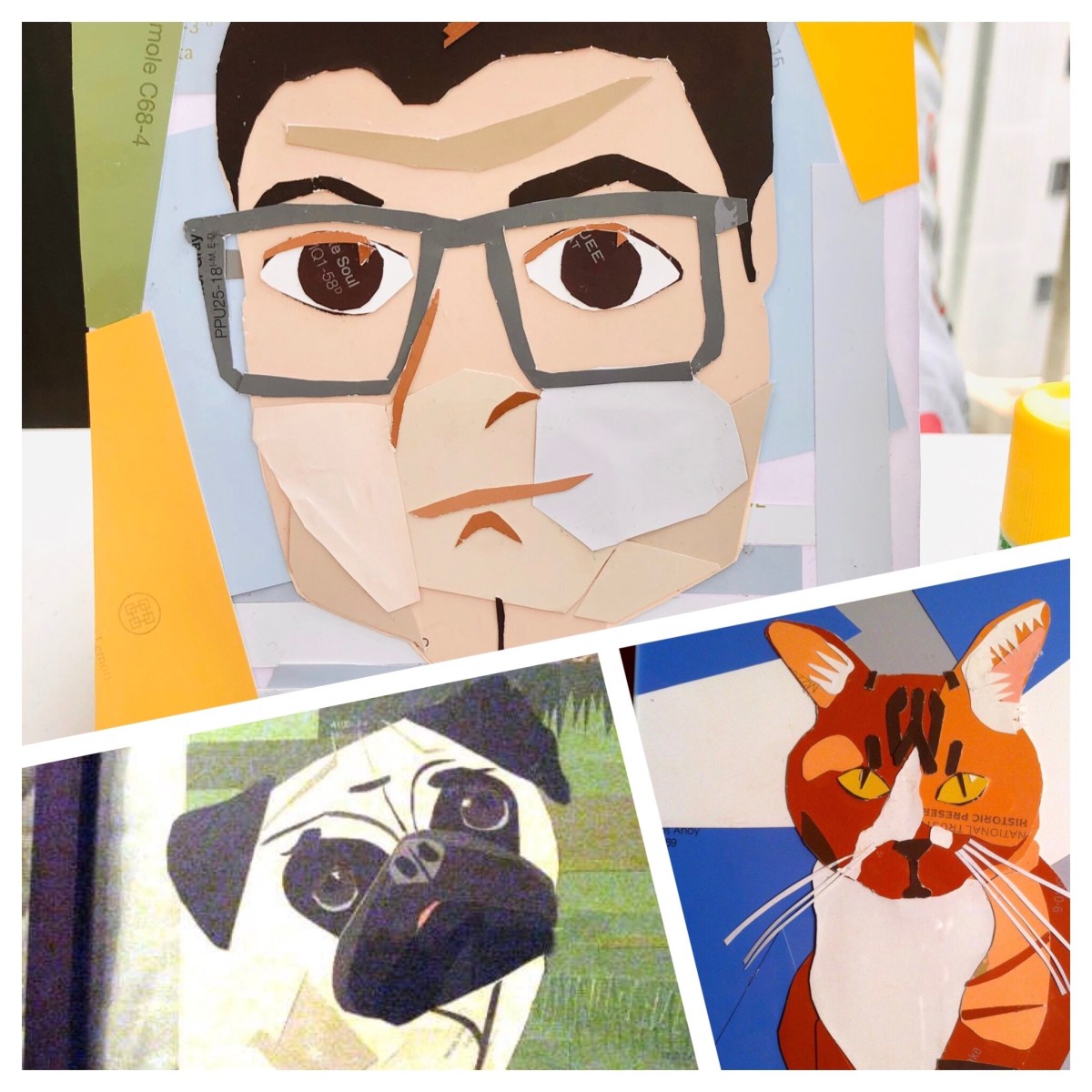 Paint chip art – The Frill Seeker