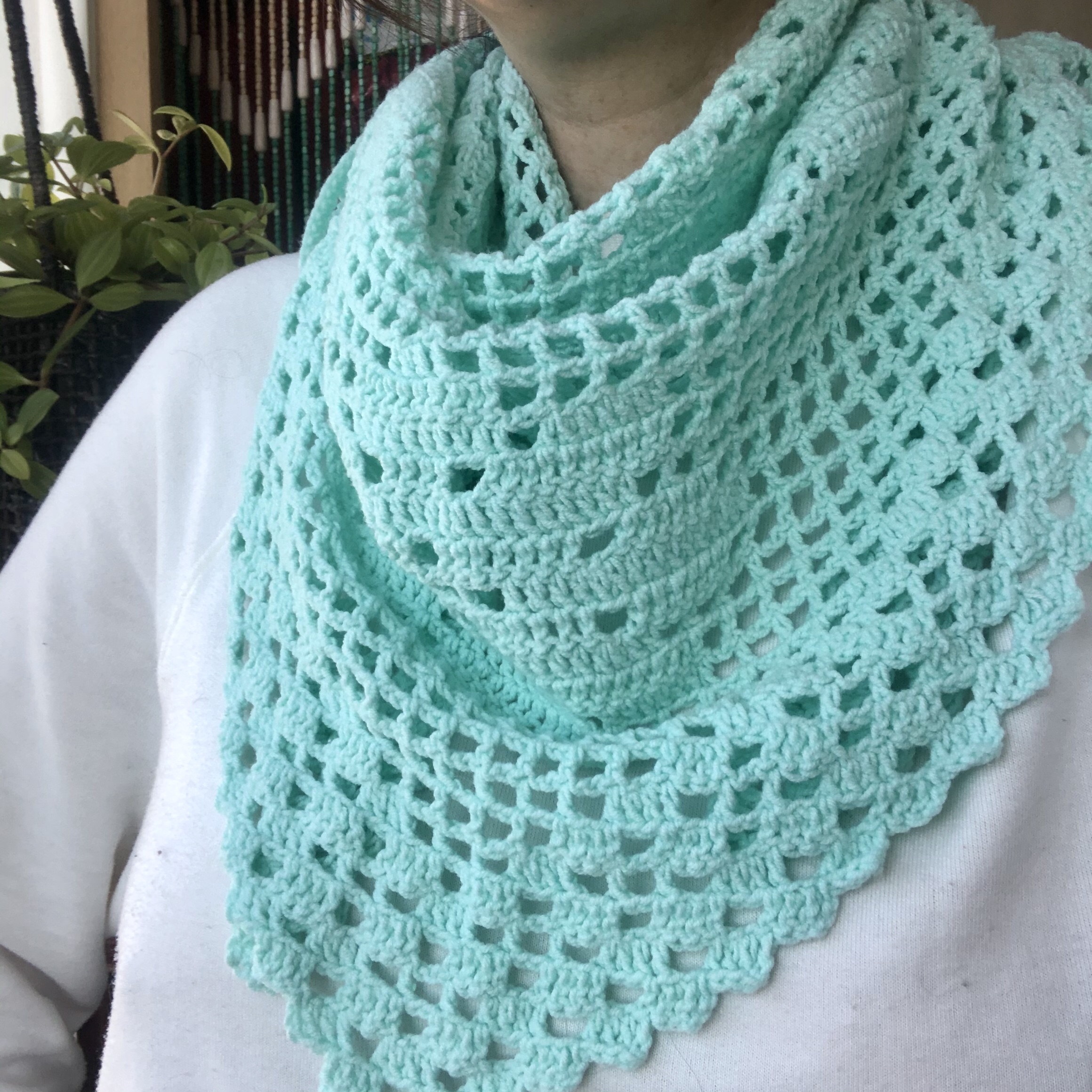 Spring shawl – The Frill Seeker