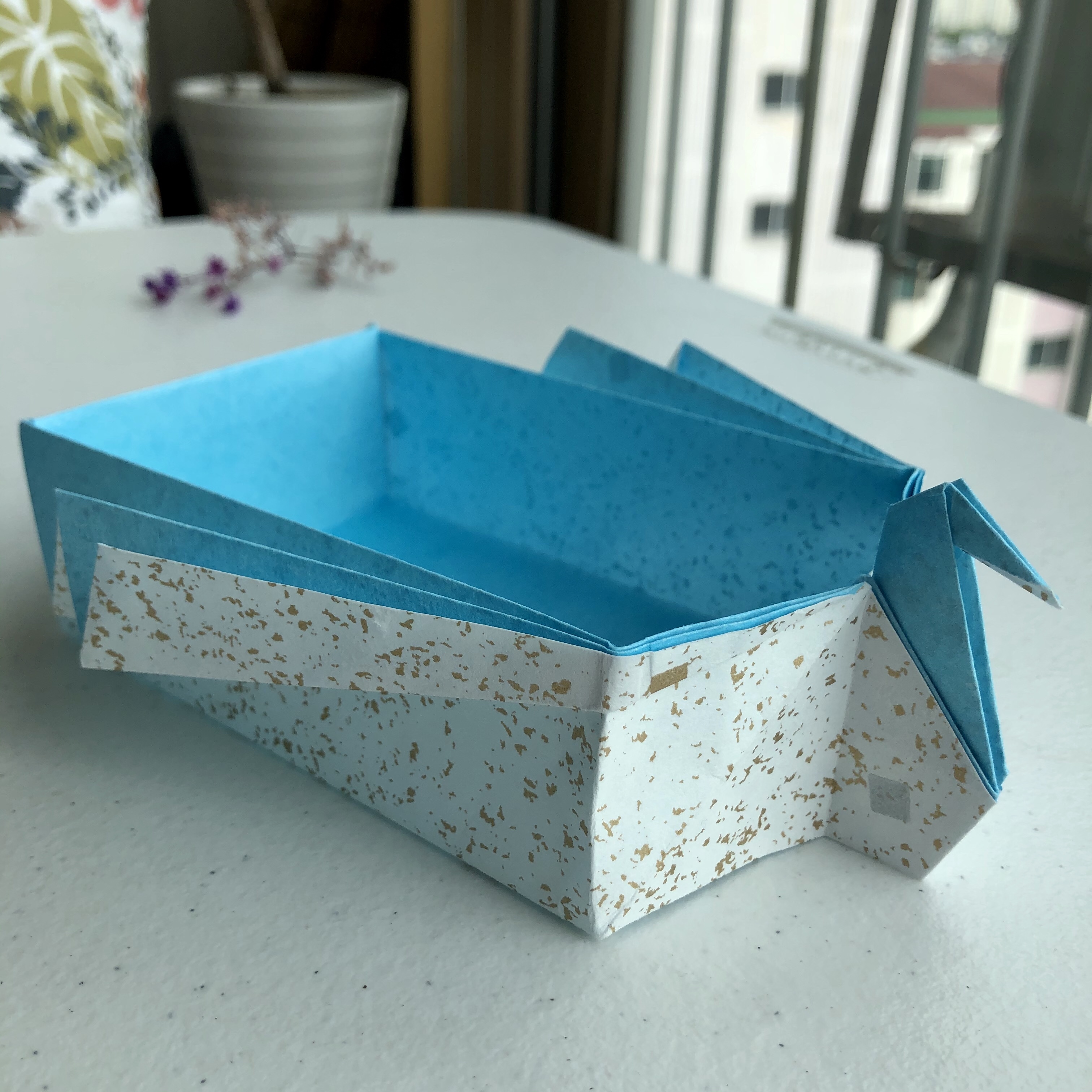 Origami crane box – 2 in 1 pattern – The Frill Seeker